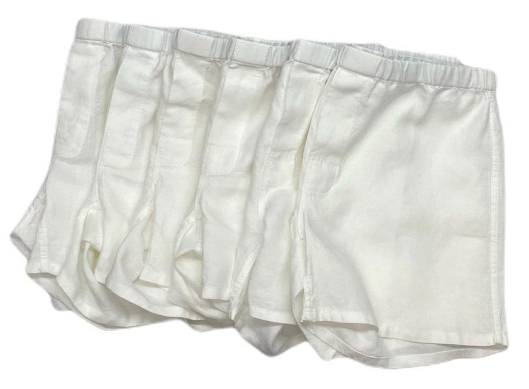 Linen Boxers Bundle for Men (x6) White Color, Small Size - Etsy