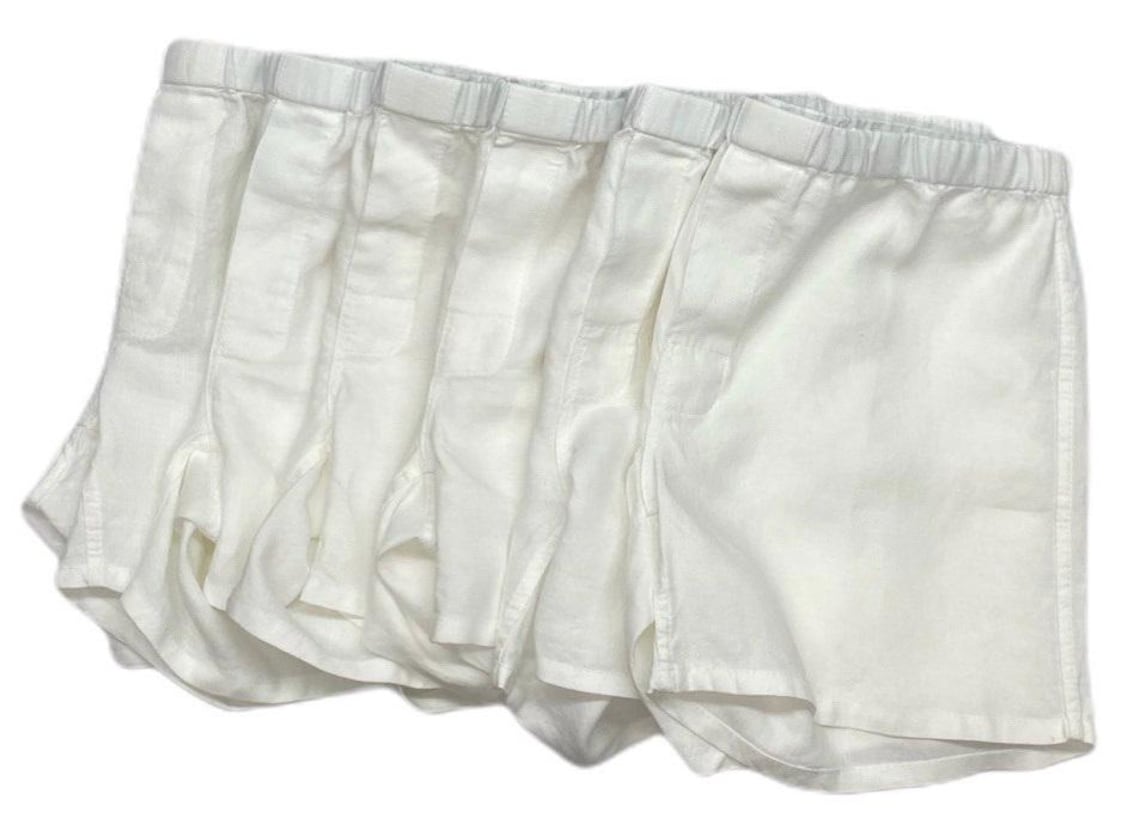 Linen Boxers Bundle for Men (x6) White Color, Small Size - Etsy