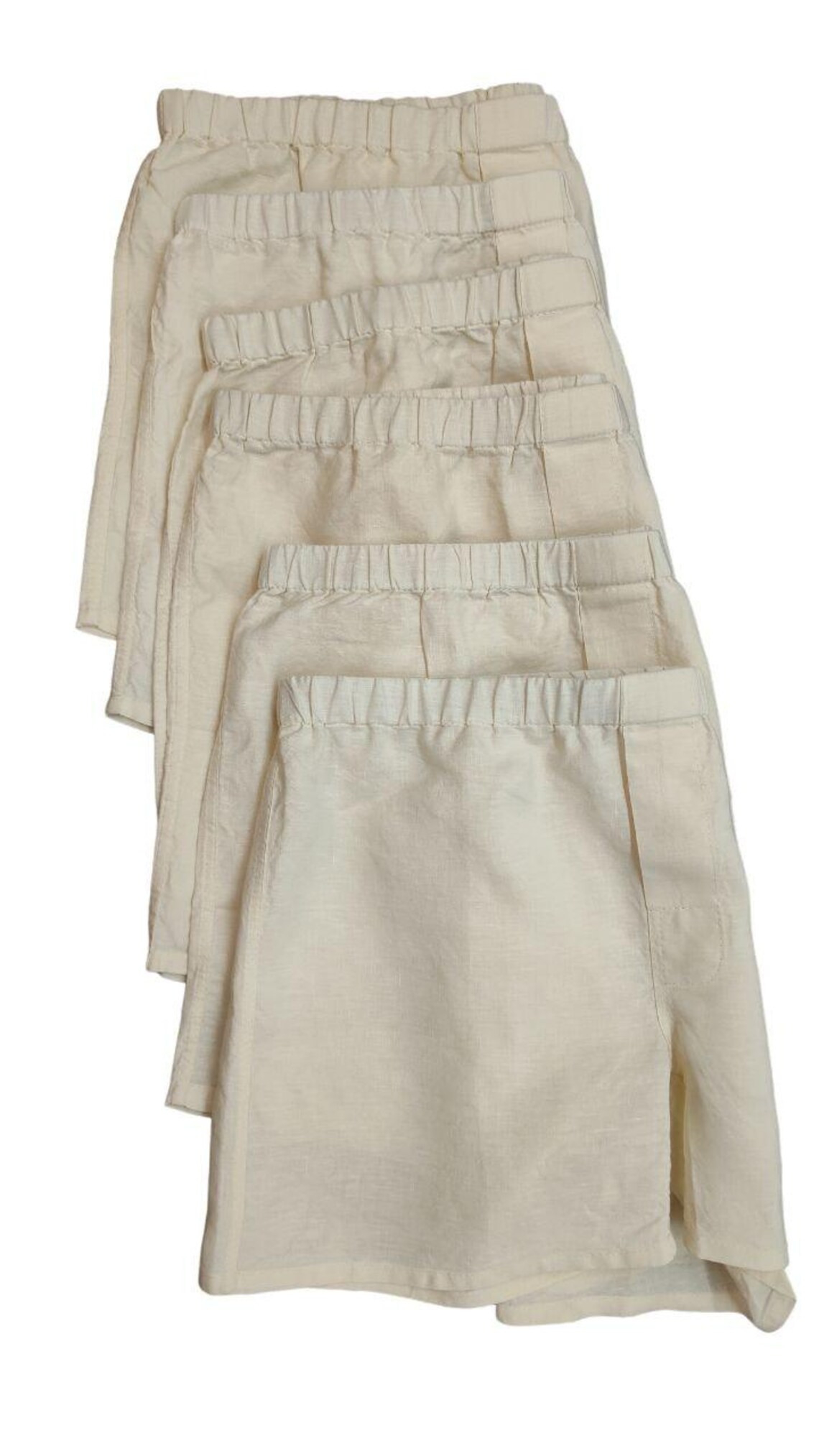 Linen Boxers Bundle for Men (x6) White Color, Small Size - Etsy