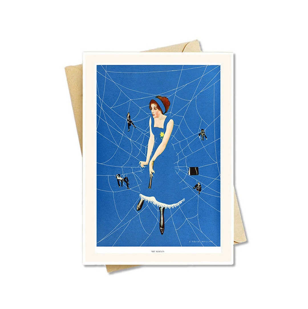 Vintage Note Cards 'cole Phillips' 1920 Repurposed Art Pack of 8, 12 or ...