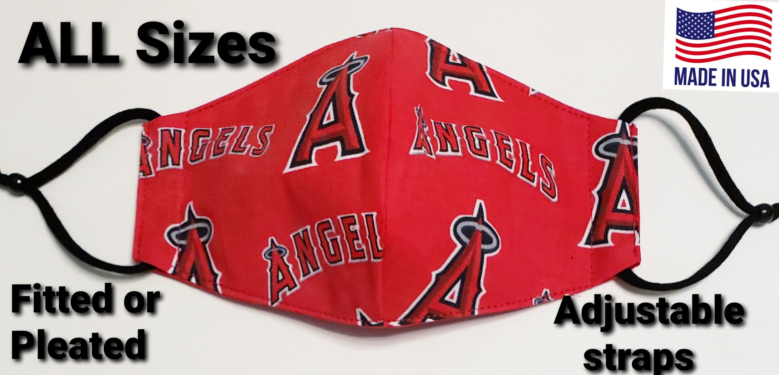Los Angeles Angels Face Mask MLB Face Mask Kids Face Mask | Etsy
