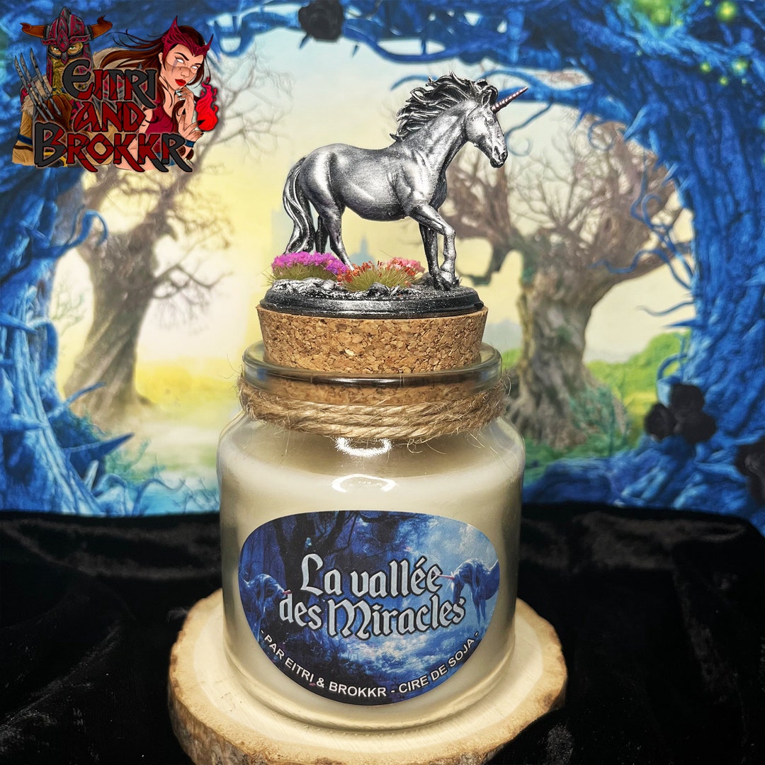Unicorn Candle – Valley of Miracles - Etsy