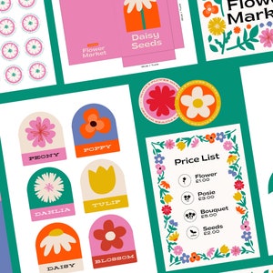 Flower Market Pretend Play Printables | Children’s Flower Shop Dramatic ...