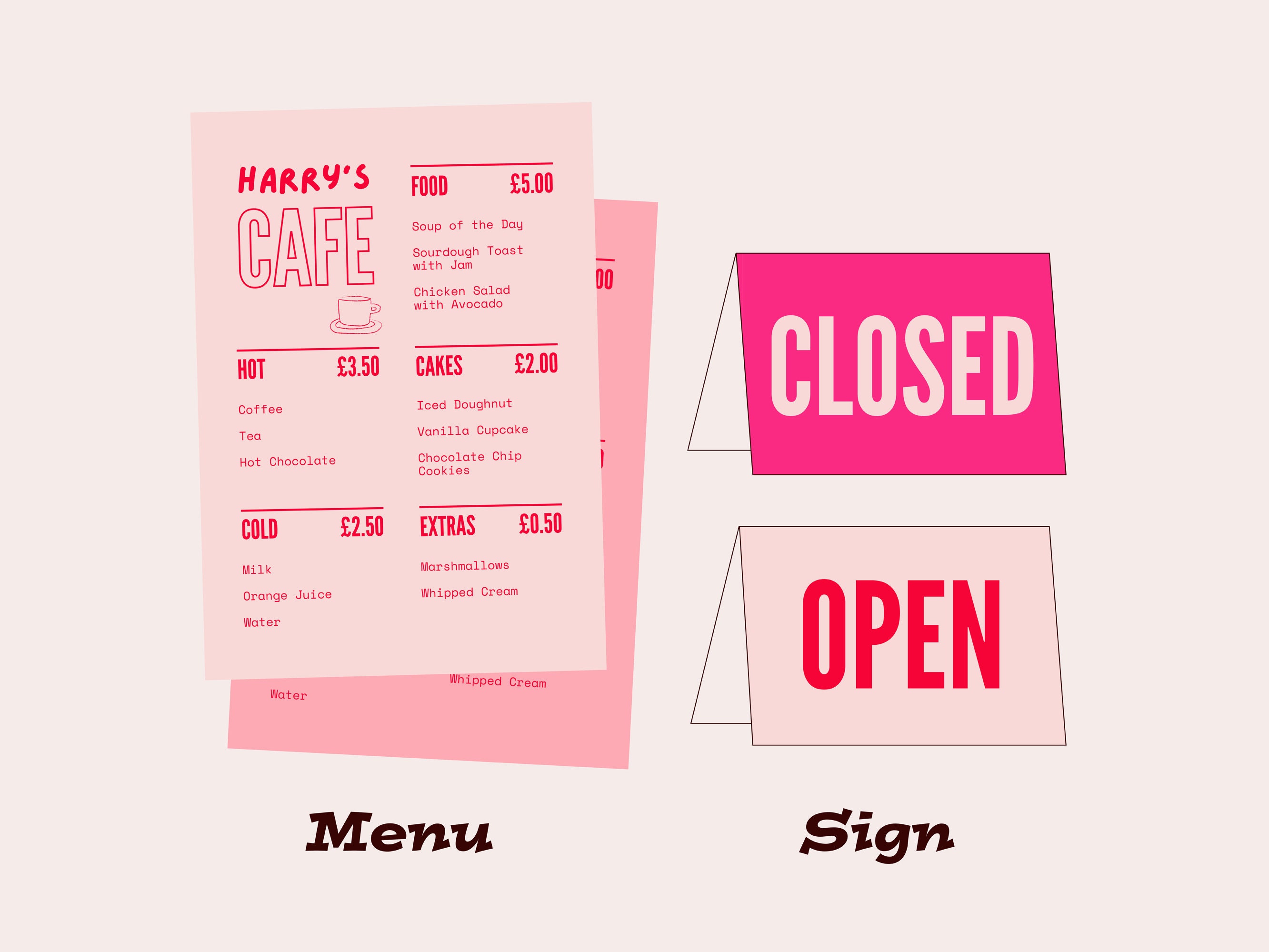 Cafe Pretend Play Printables | Children’s Coffee Shop Dramatic Play ...