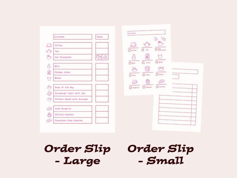 Pretend Play Cafe Printables | Montessori Kitchen Menu (digital ...