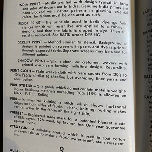 Textile Terms and Fabric Facts - Training Department A Handbook for ...
