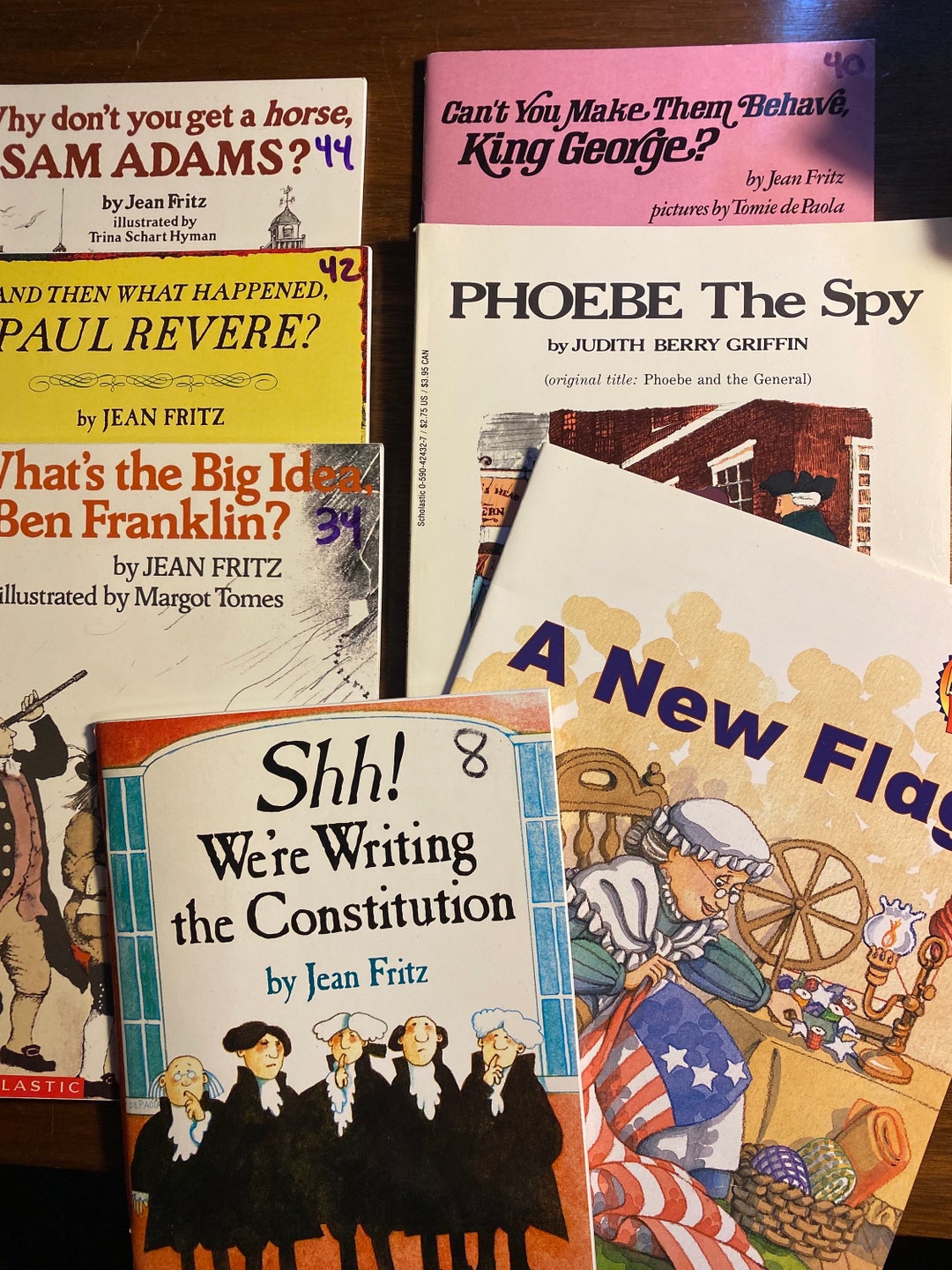 American History Stories for Children - Pick Set - Jean Fritz / Judith ...