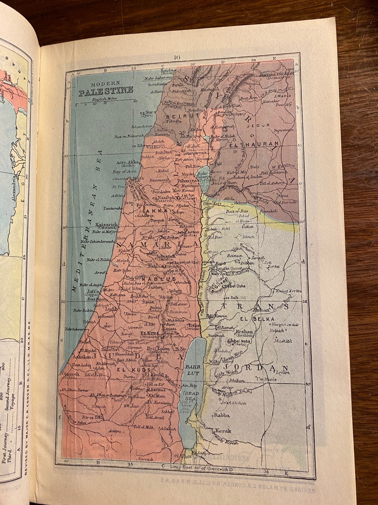 Illustrated Bible Geography & Atlas Biblical World 1940s - Etsy