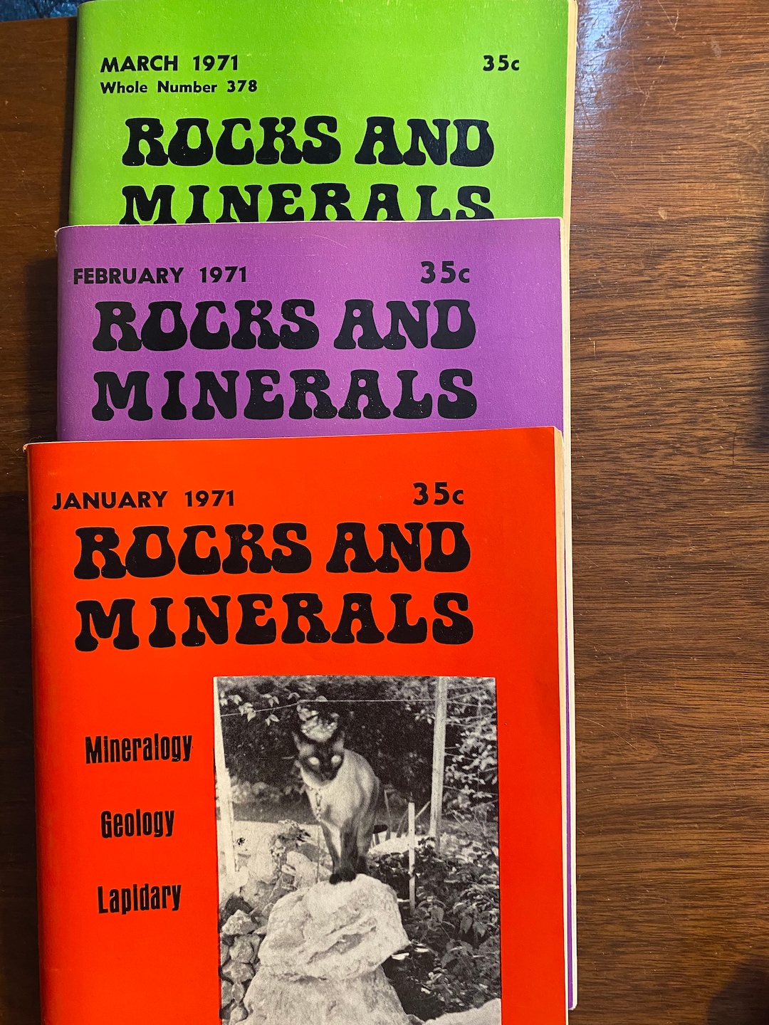Rocks & Minerals Magazine Choose Edition From 1971 - Mineralogy ...