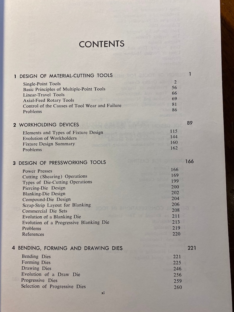 Fundamentals of Tool Design - Machine Design - Frank Wilson - 1962 - Theory / Problems Outline ...