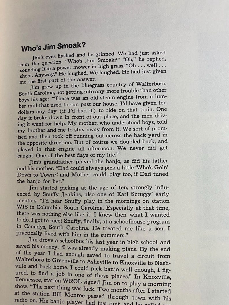 The 5 String Banjo Technique - Jim Smoak - 1972 - Studies - Lessons for ...