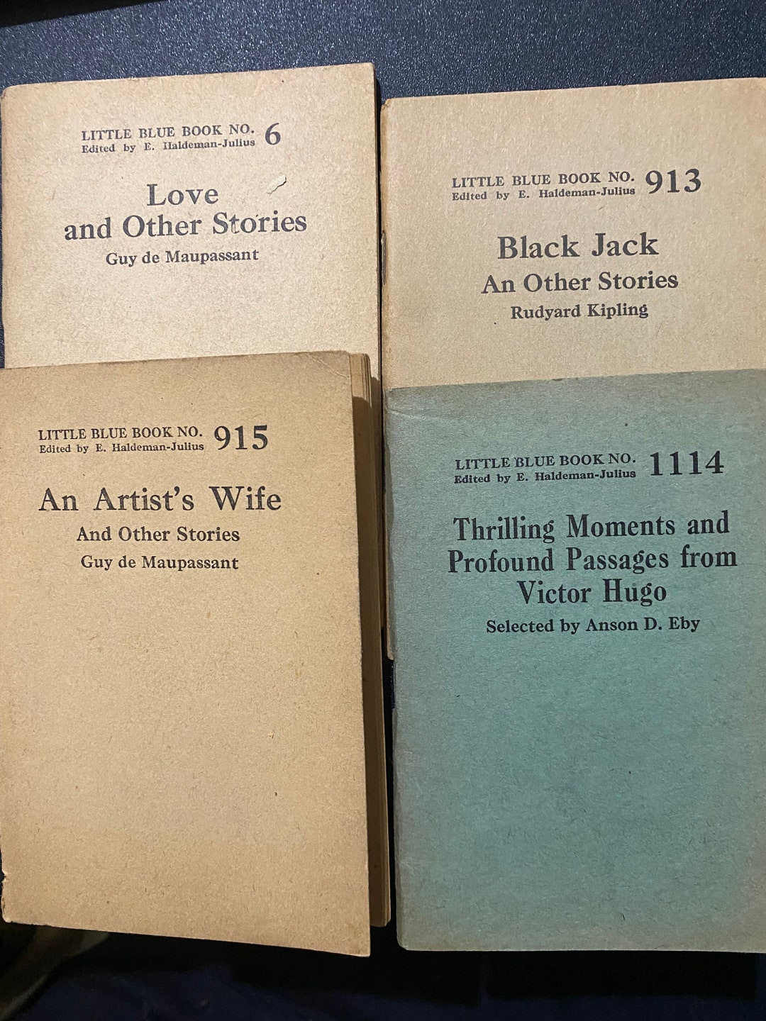 Rare Pamphlet - Literature Stories Choose Title: Little Blue Book ...