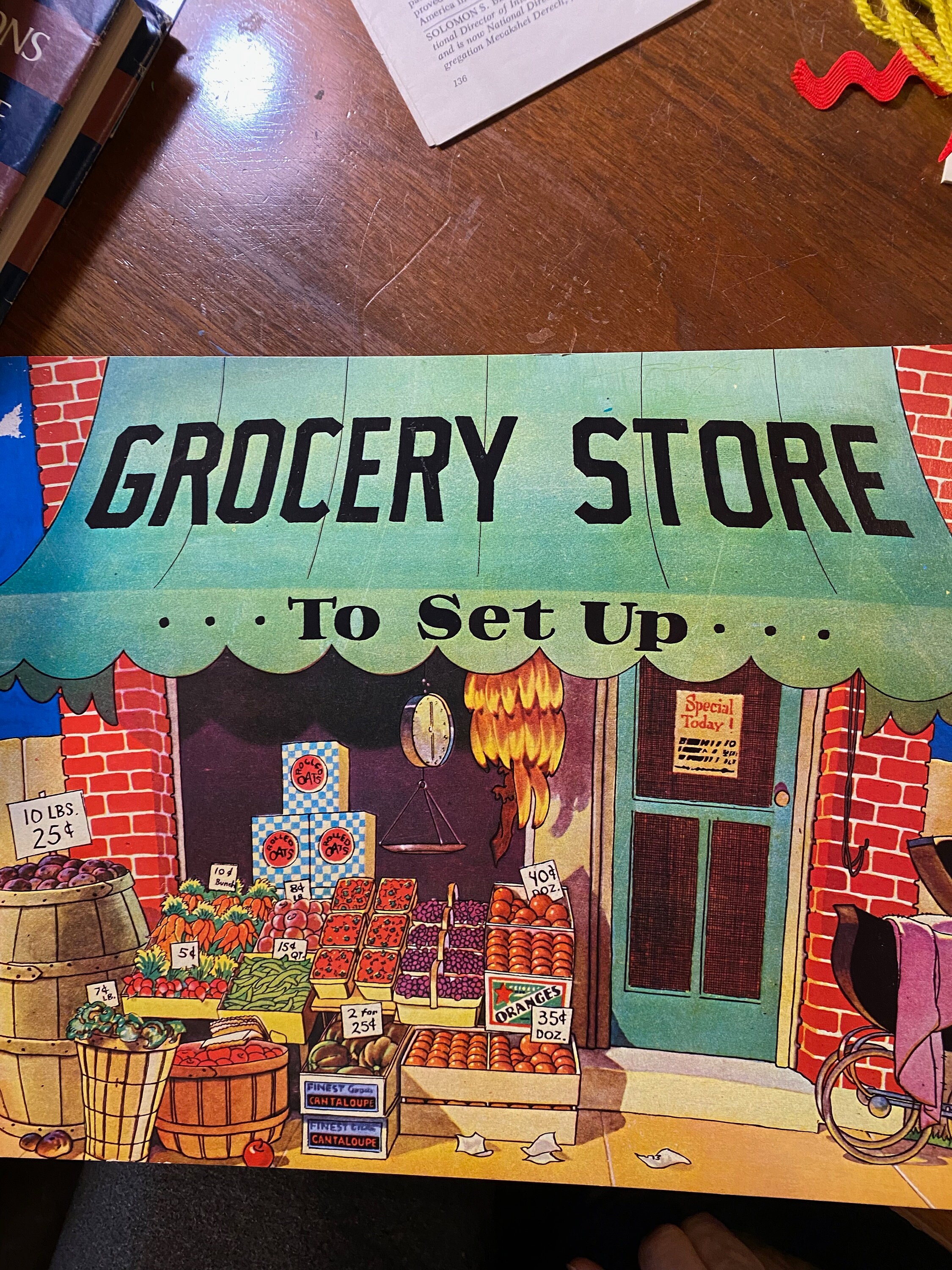 Grocery Store to Set up With Paper Dolls Diorama - Etsy