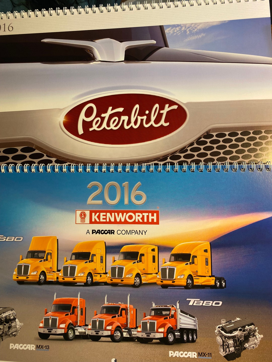 Class 8 Trucks: Pick Kenworth or Peterbilt - 2016 Calendar - Paccar ...
