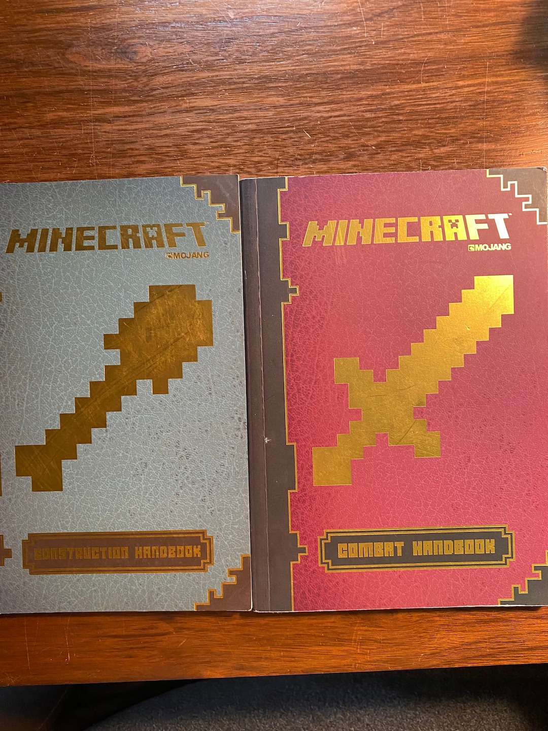 Minecraft Set 2 Books - 1 ) Combat Handbook 2) Construction Handbook ...
