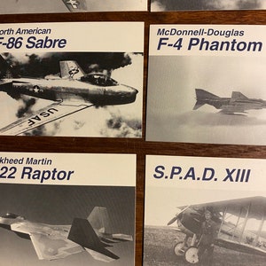 USAF Collector Cards / Trading Cards Airplane - Jets - Military ...