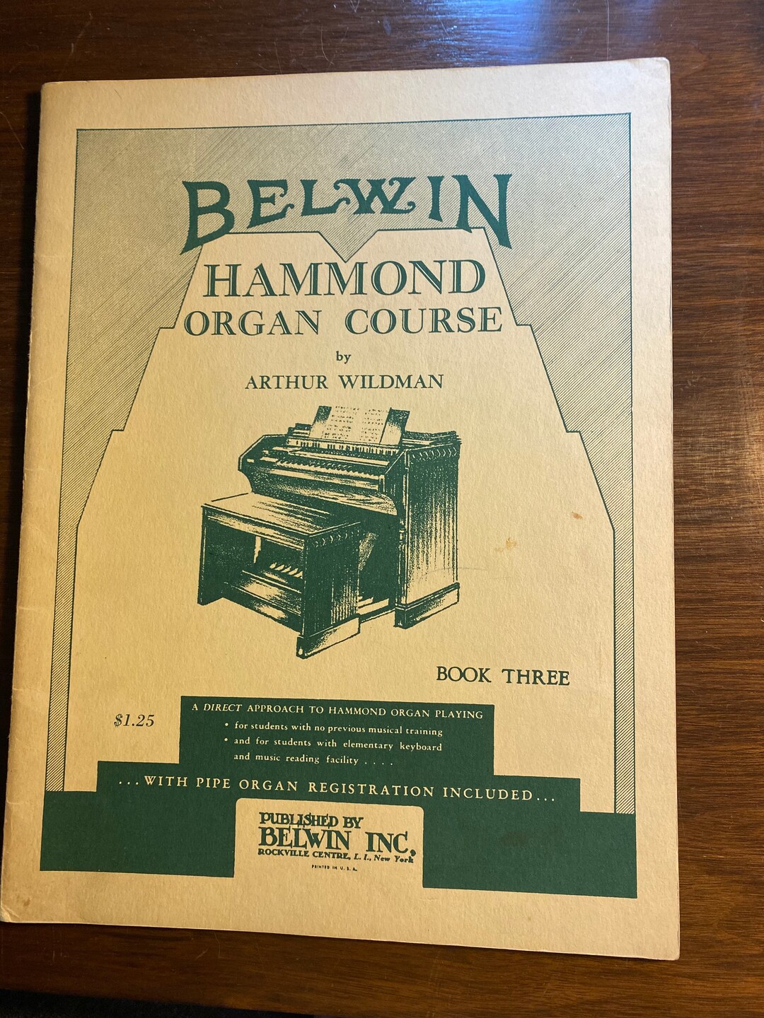 Belgian Hammond Organ Course Book Three - Organist Music Songs - Arthur ...