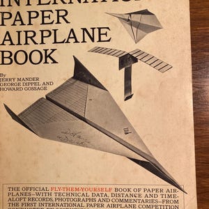 The Great International Paper Airplane Book - Mander / Dippel / Gossage ...
