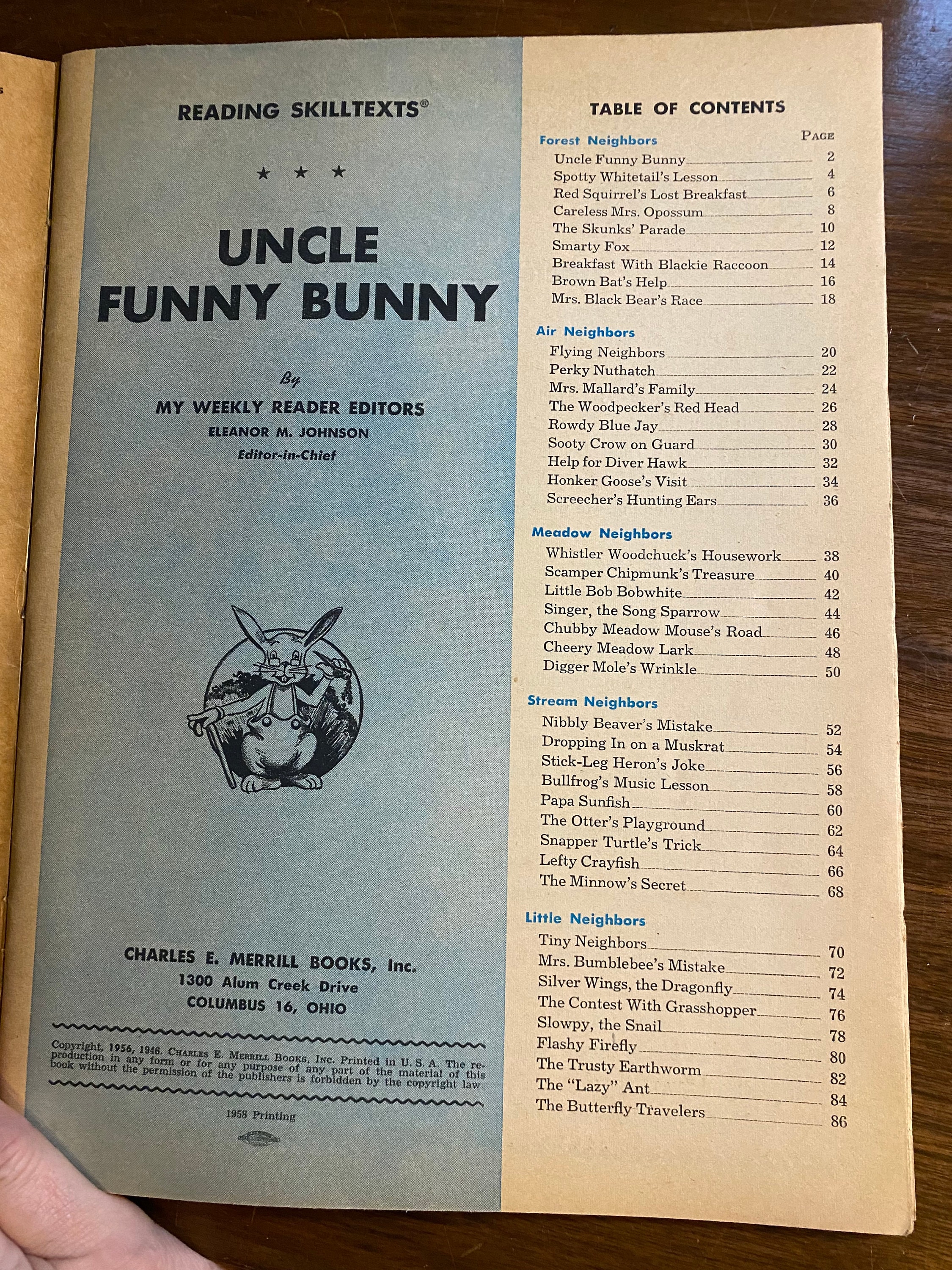Reading Skilltext Uncle Funny Bunny - Learn to Read and Comprehend ...