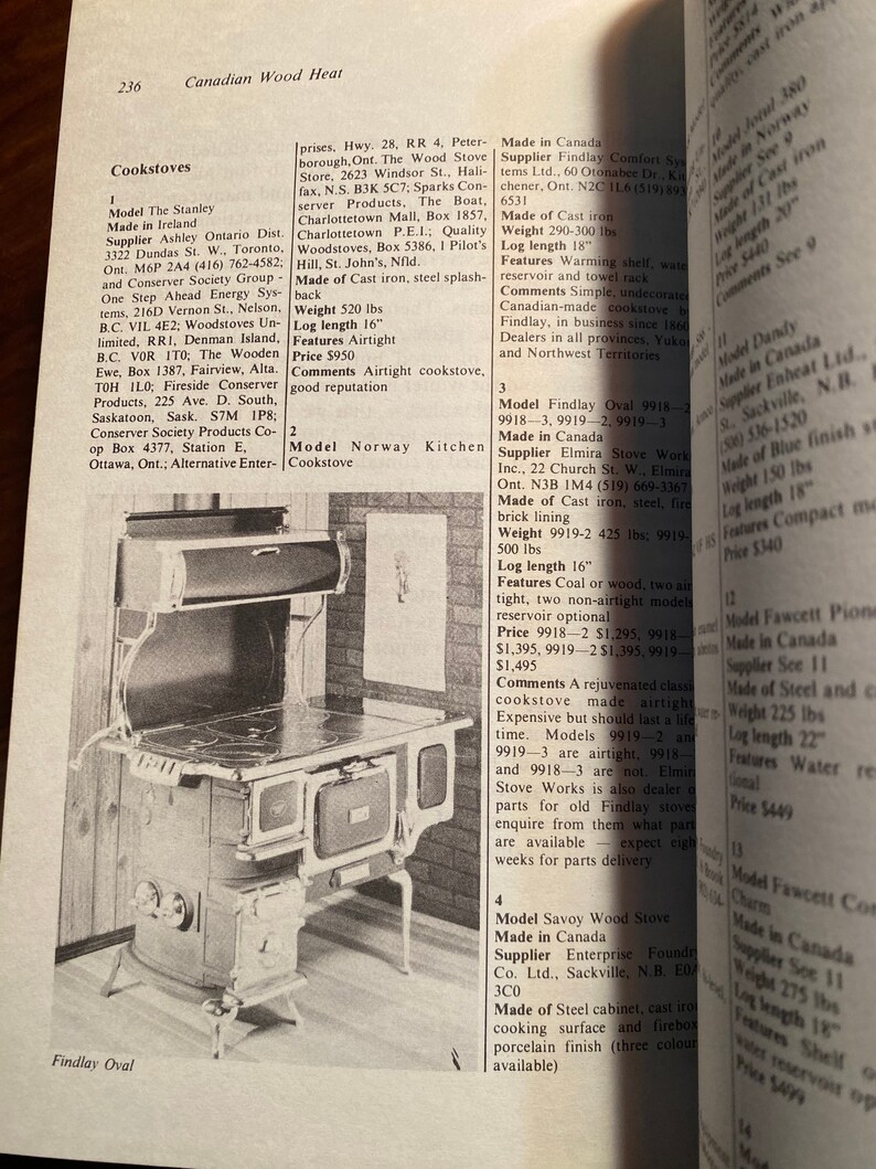 The Canadian Wood Heat Book Guide / Catalogue - Gordon Flagler - 1979 ...