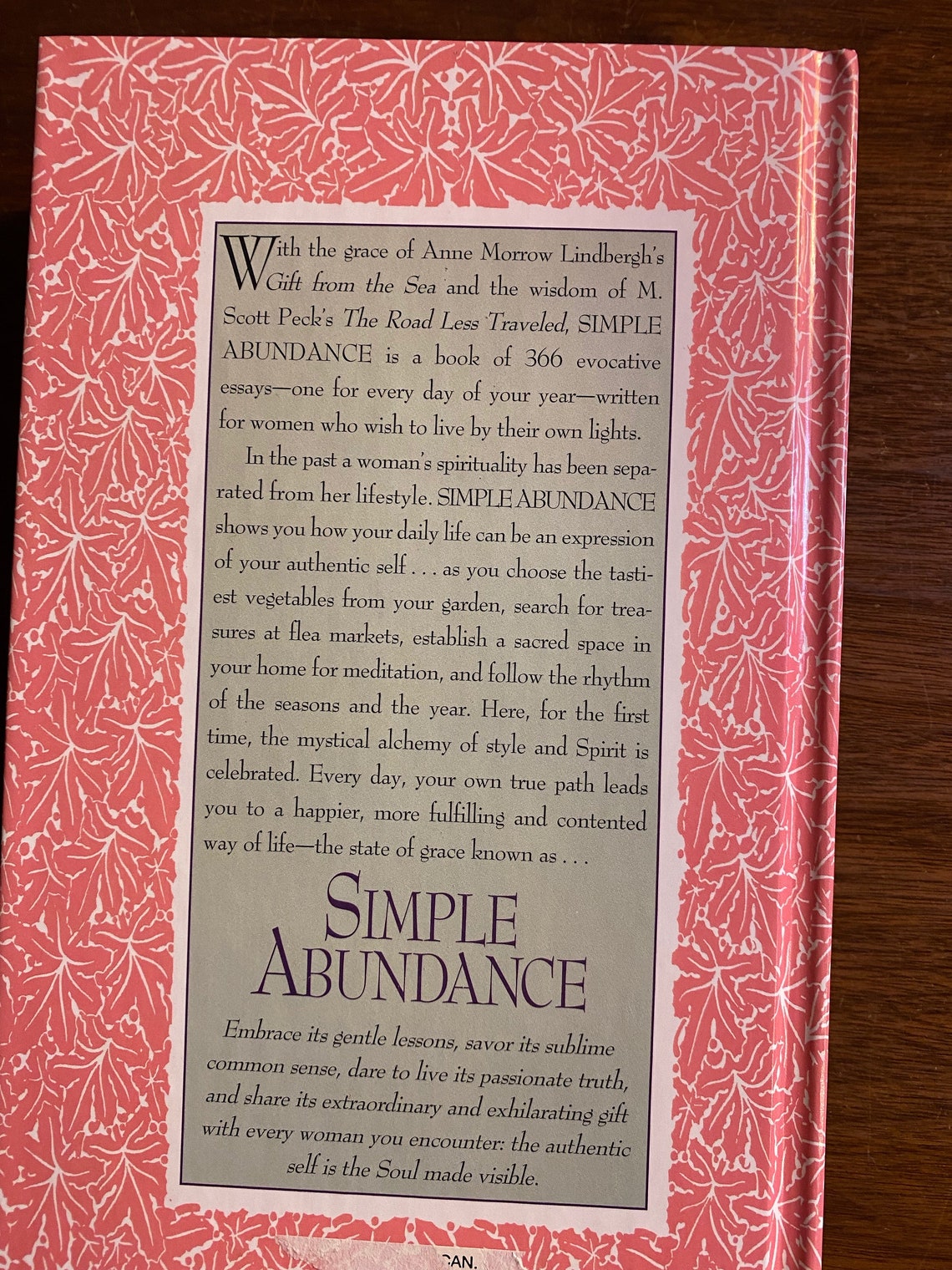 Simple Abundance A Daybook of Comfort and Joy - Bits of Wisdom - Sarah ...
