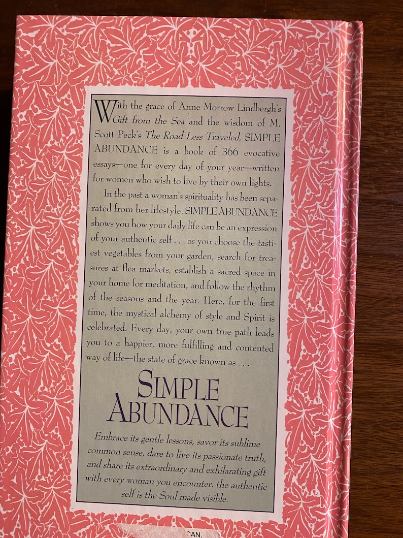 Simple Abundance A Daybook of Comfort and Joy - Bits of Wisdom - Sarah ...
