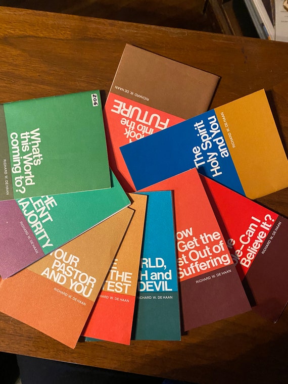Richard De Haan 1973 Christianity Evangelism Radio Bible - Etsy