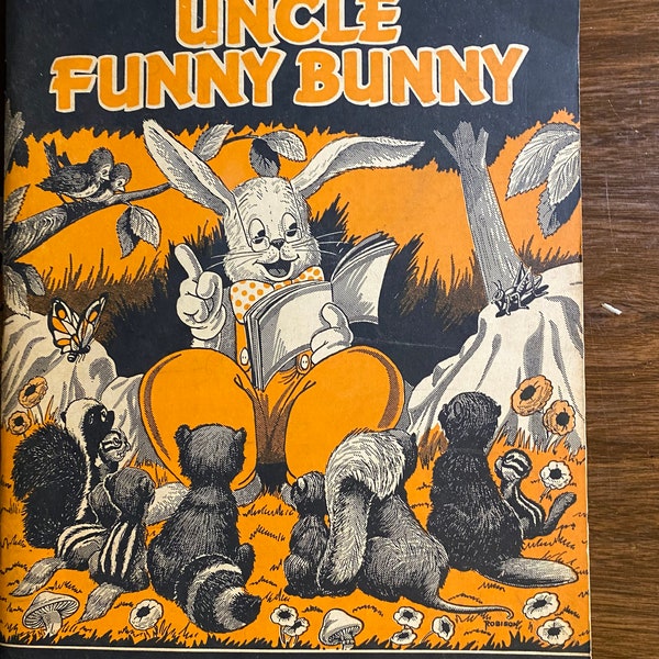 Bunny Book Reading - Etsy