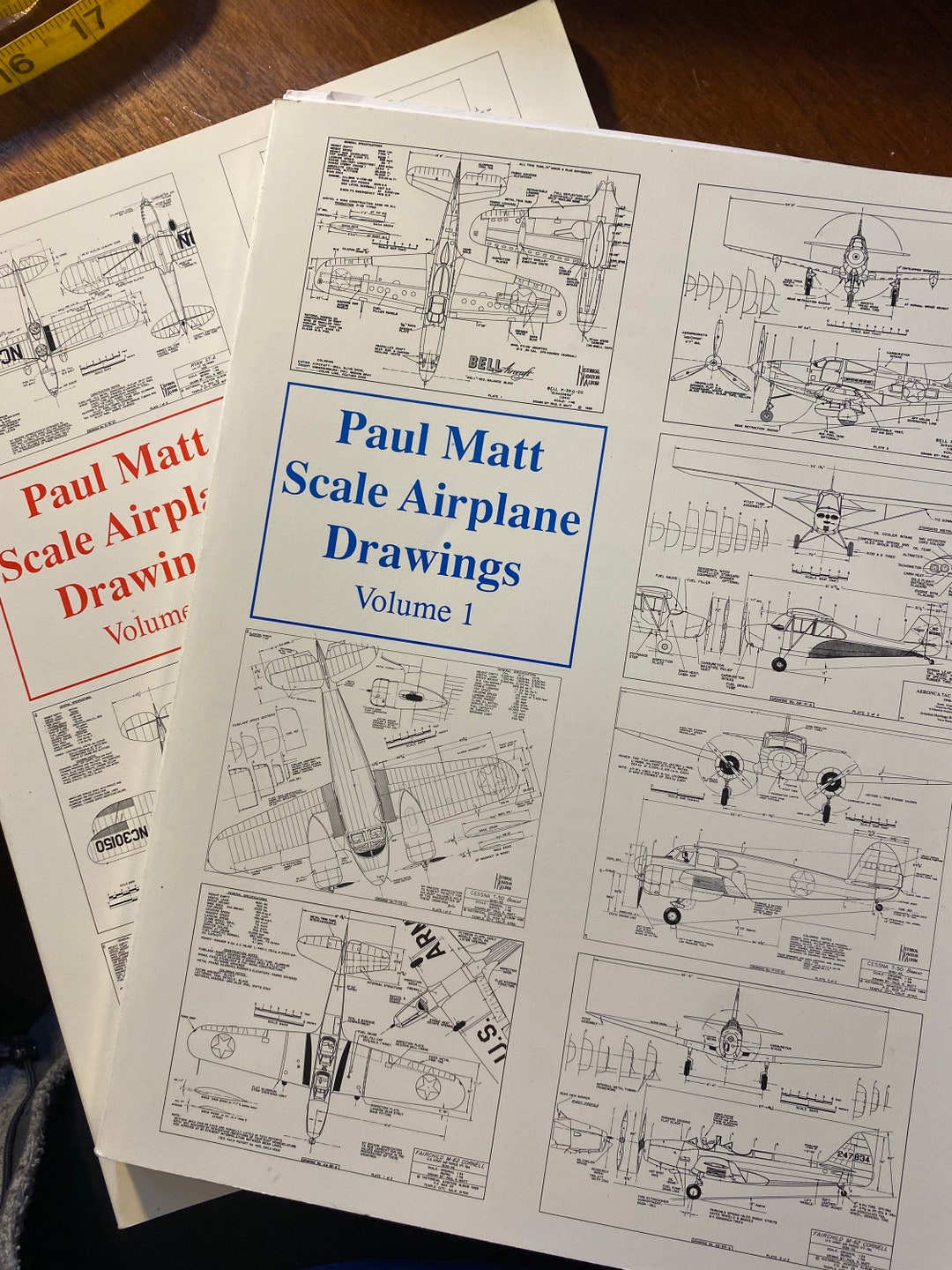 Paul Matt Scale Airplane Drawings Choose Volume 1 or Volume 2 - Etsy