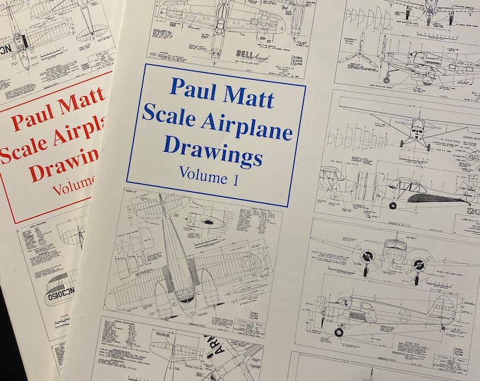 Paul Matt Scale Airplane Drawings Choose Volume 1 or Volume 2 - Etsy