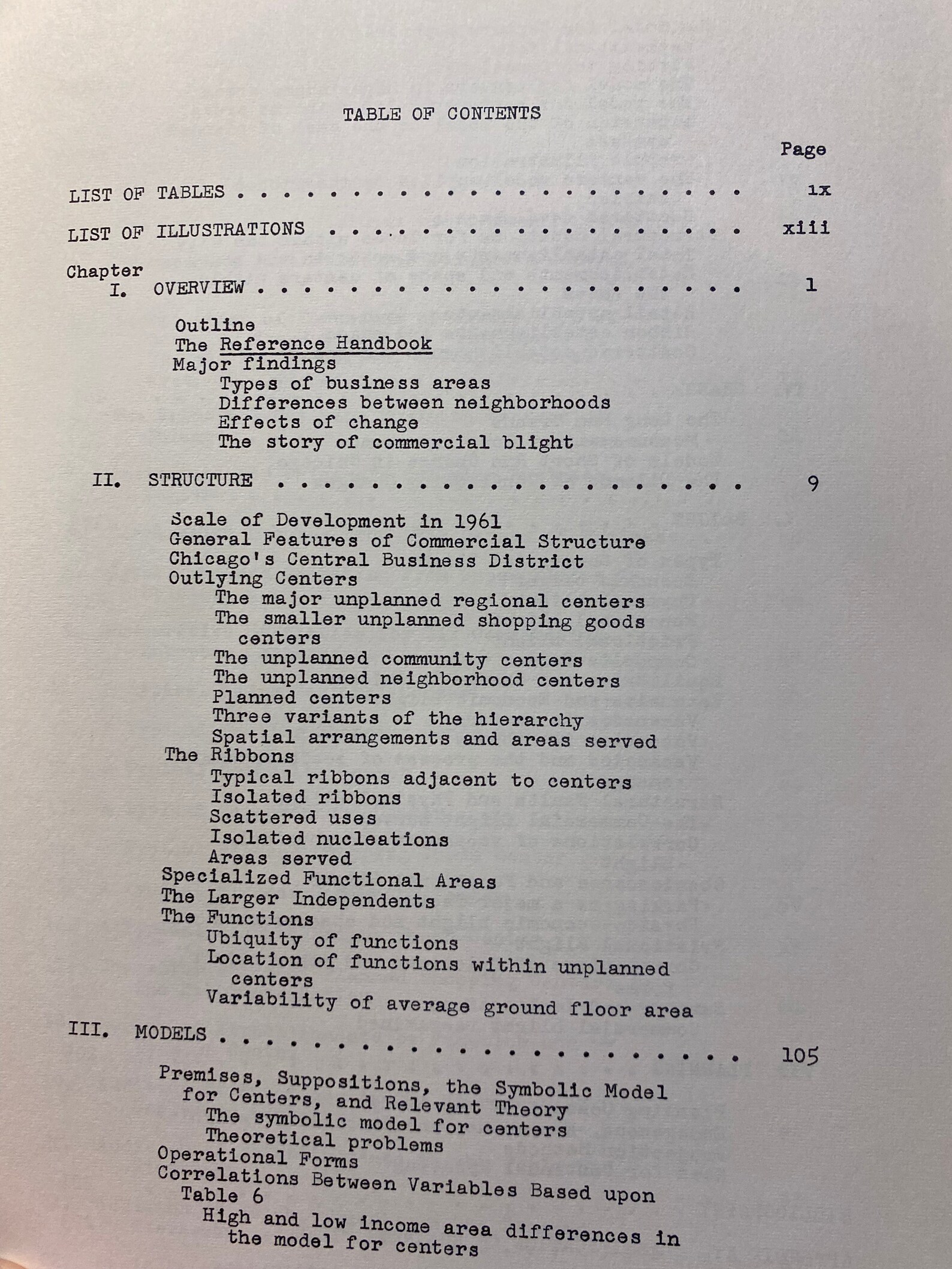Commercial Structure Commercial Blight or Handbook - Brian Berry - 1963 ...