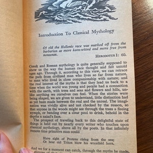 Mythology Edith Hamilton 1969 History of Greek and Roman Gods ...