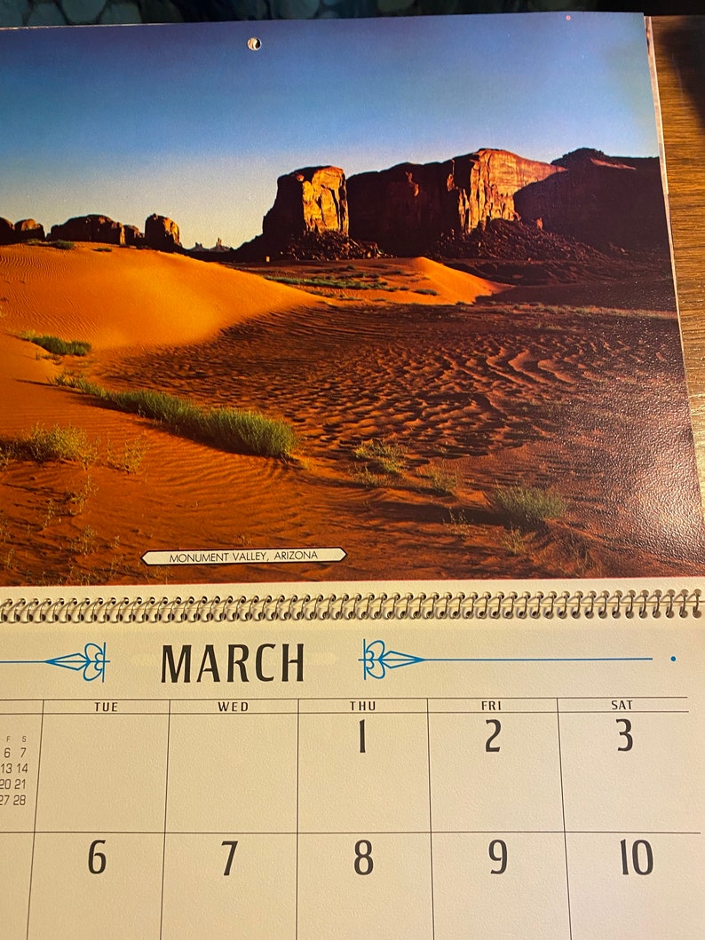 Scenes of America 1990 Calendar - Marathon Fuels / Oil Company ...