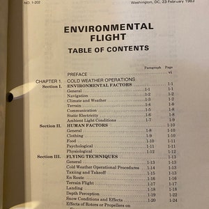 Environmental Flight - Department of the Army Field Manual FM 1-202 ...