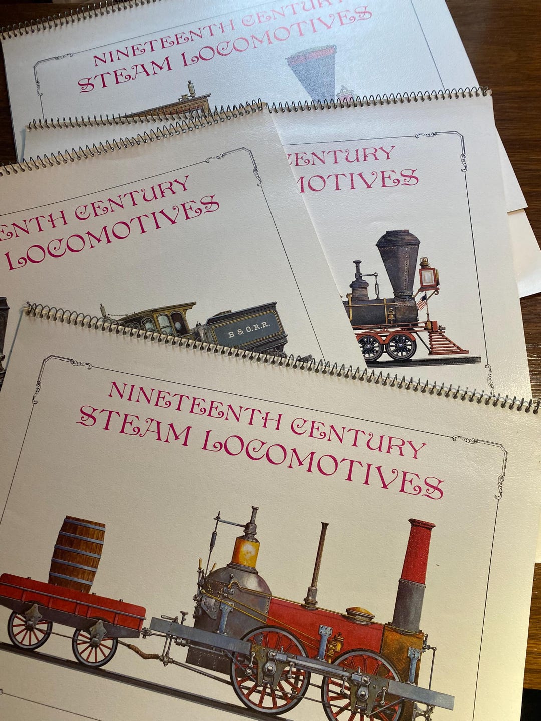 Nineteenth Century Steam Locomotives - Vintage Calendar - Pick: 1985 ...