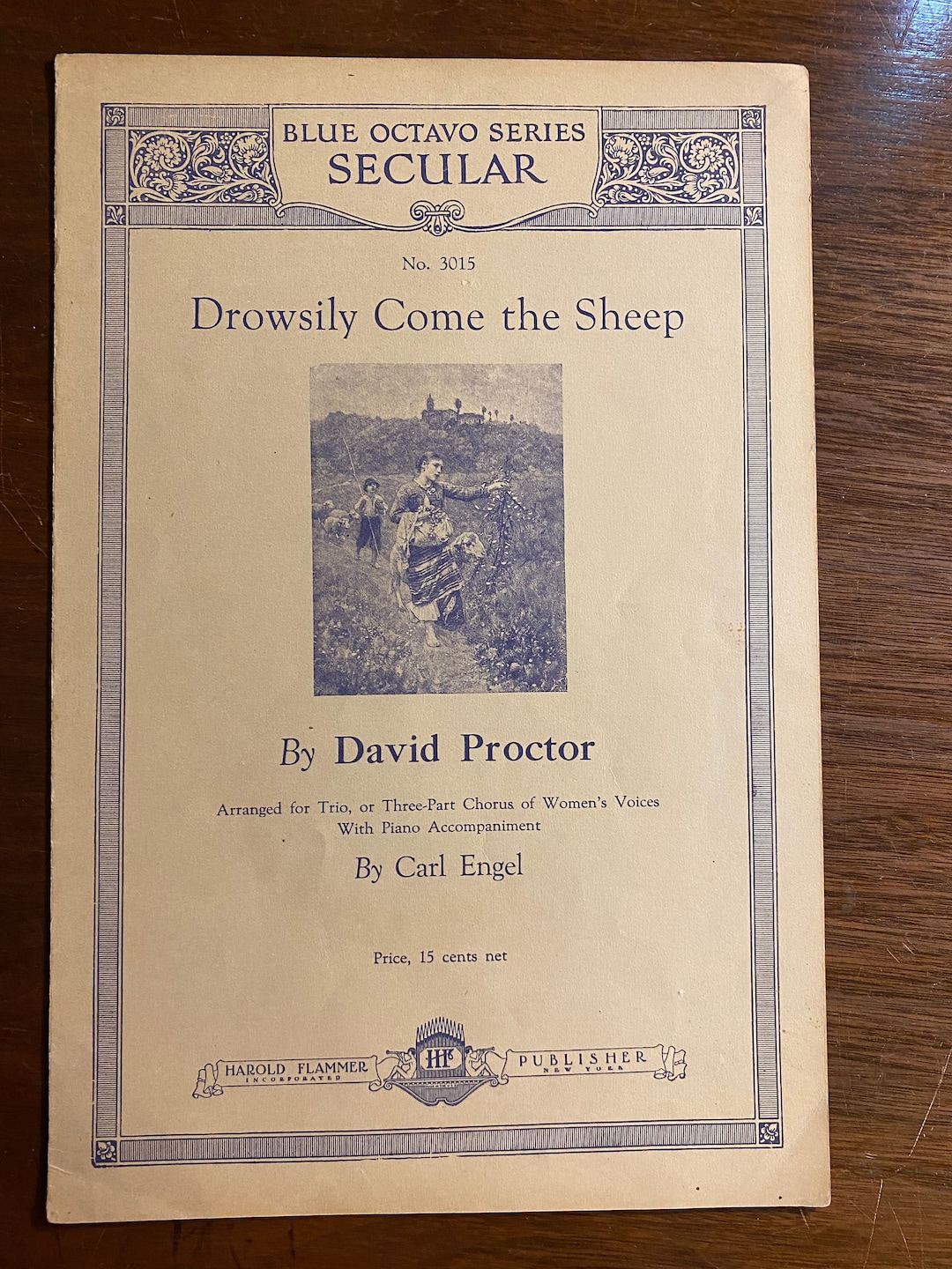 Schläfrig kommen die Schafe - David Proctor - Eingerichtet für Trio ...