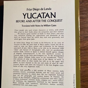 Yucatan Before and After the Conquest - Friar Diego De Panda - History ...