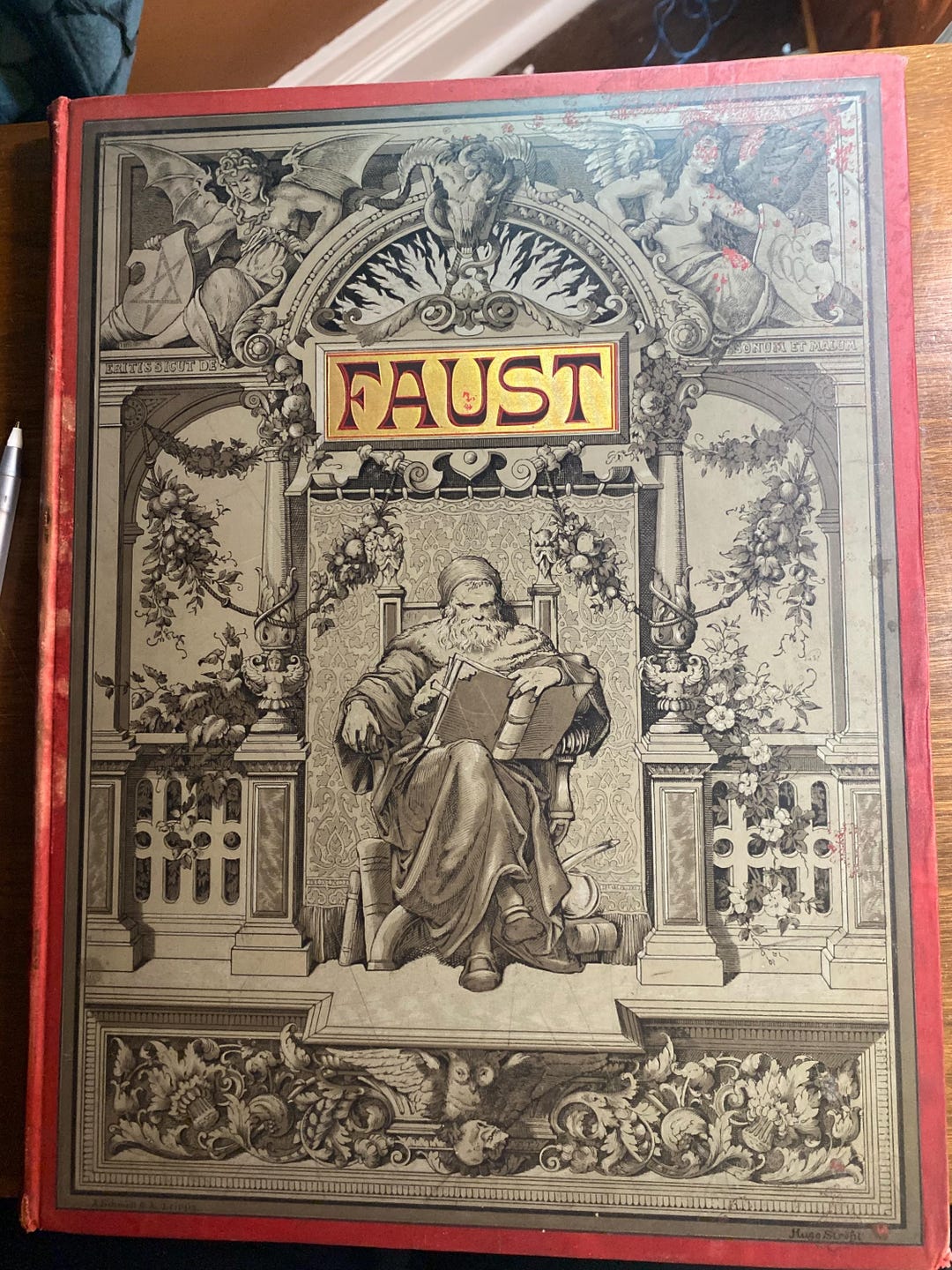 Goethe's Faust: Eine Tragodie - Faust A Tragedy - German Edition 1887 ...