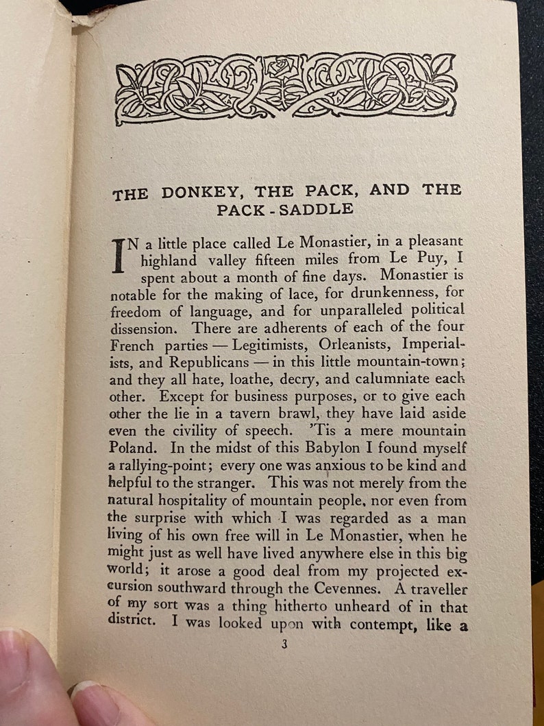Travels With a Donkey in the Cevennes - an Inland Voyage - Robert Louis ...