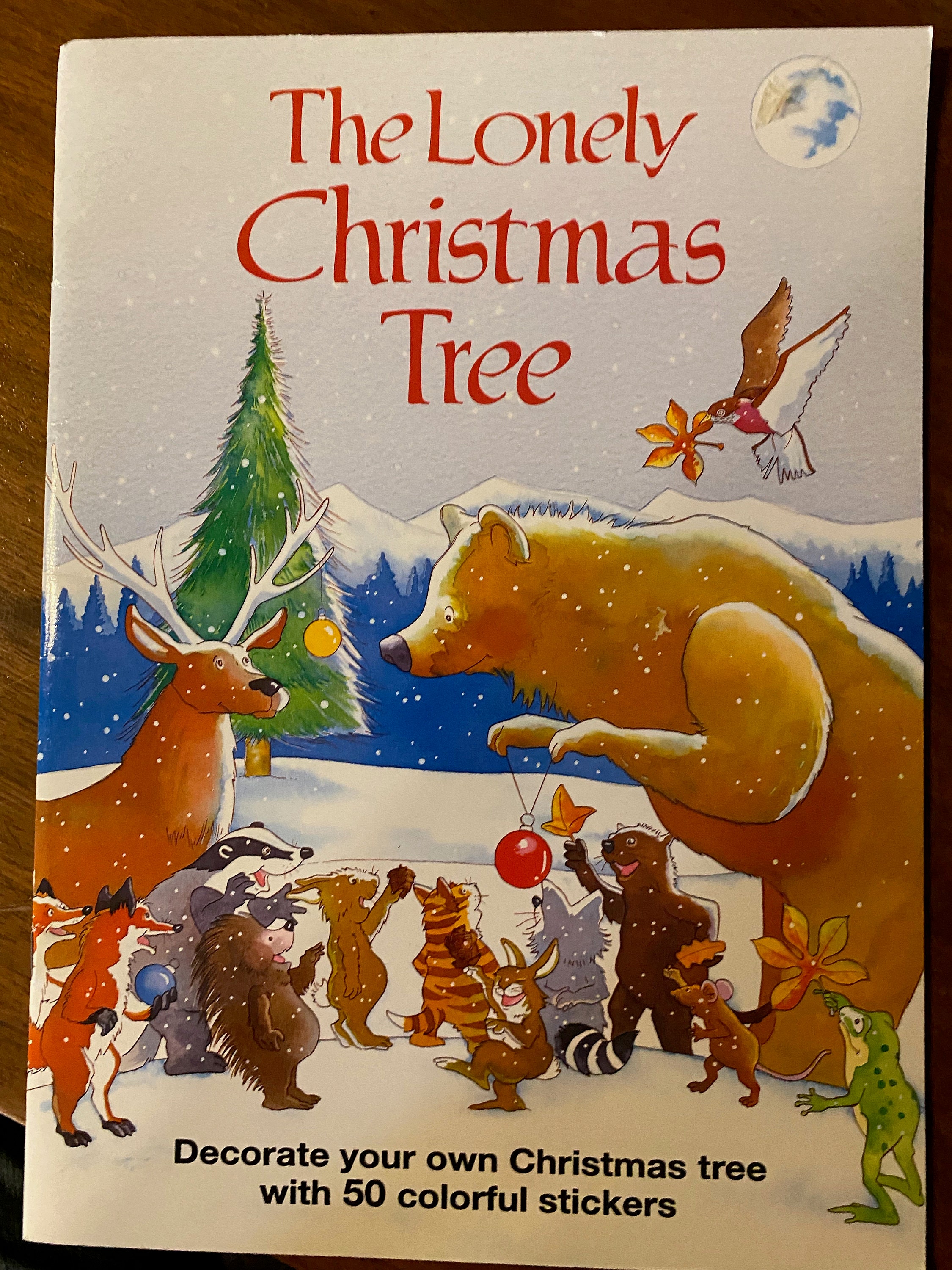 Lonely Christmas Tree Story and Sticker Book Andrew - Etsy UK