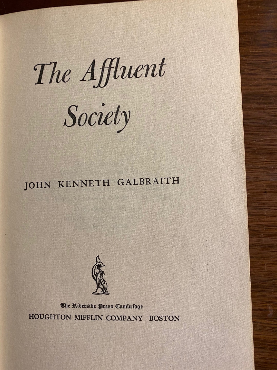 The Affluent Society - John Kenneth Galbraith - 1958- Behavioral Social ...