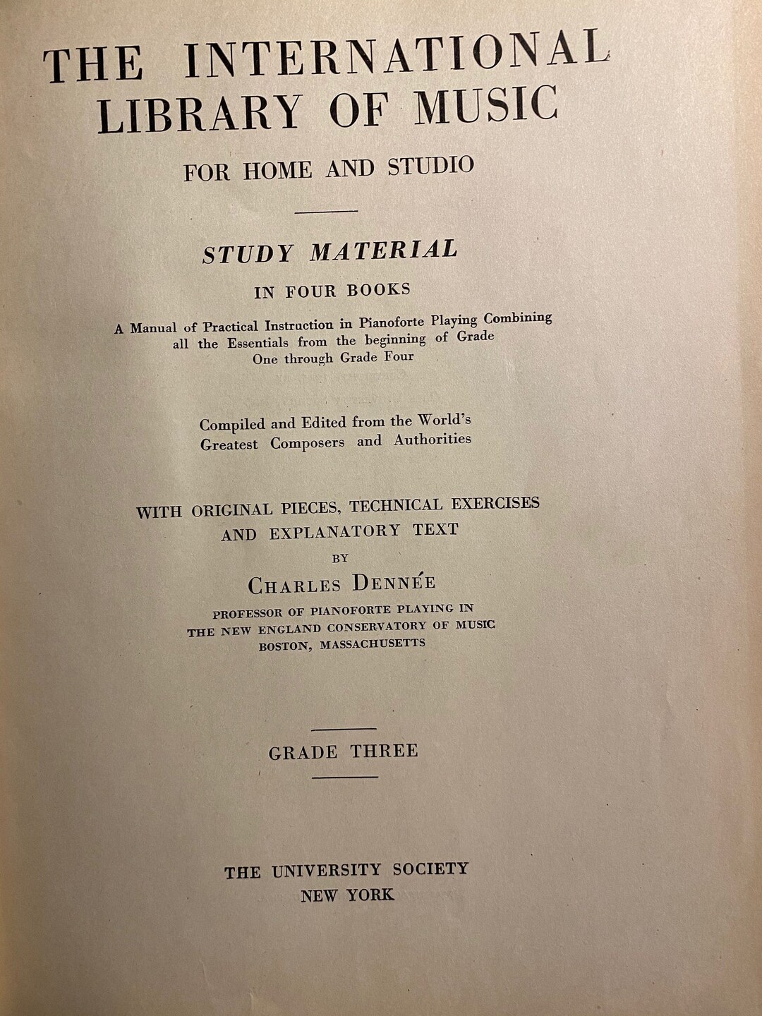 International Library of Music: for Home & Studio - Study Material ...