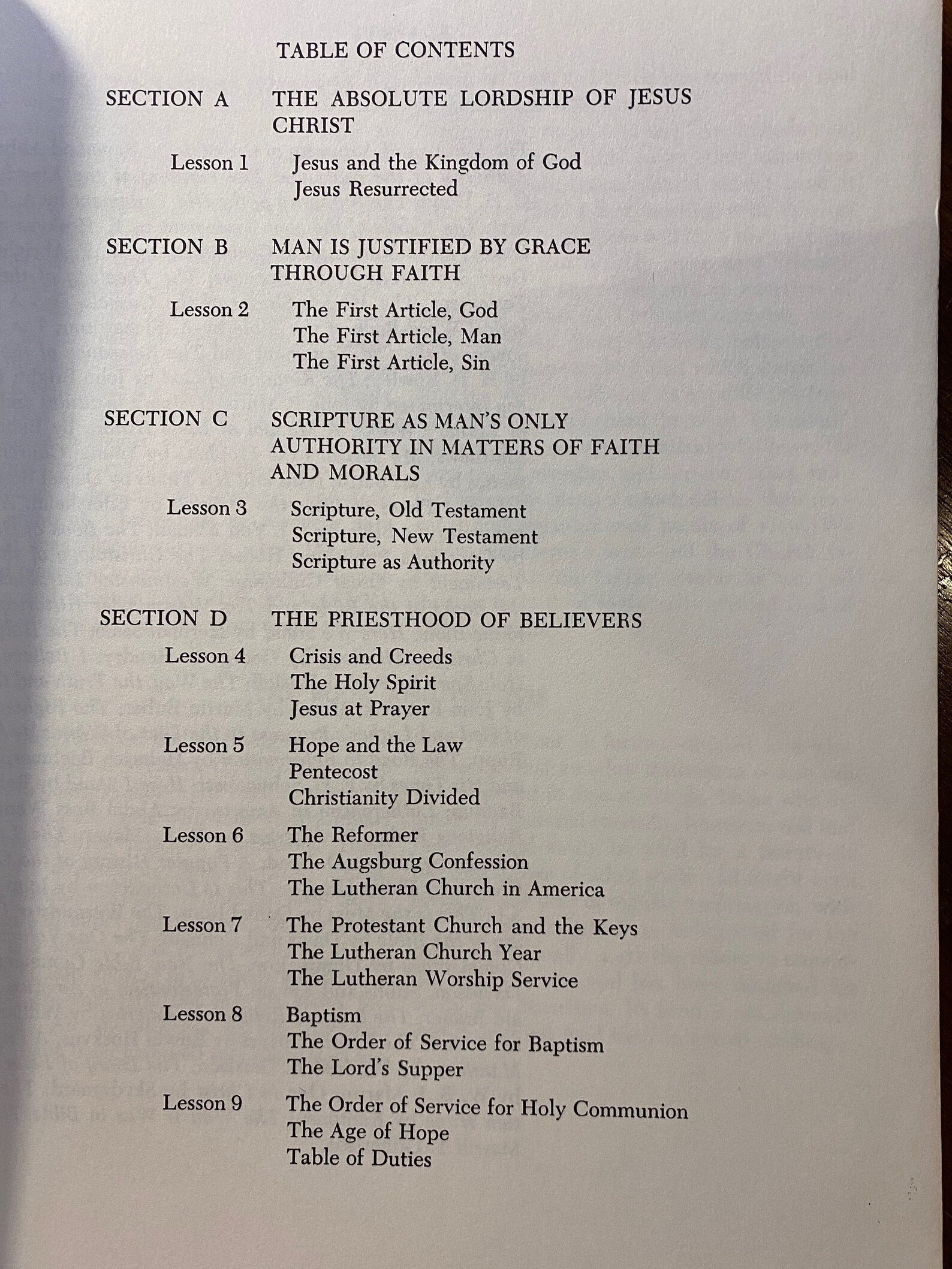 Introducing the Lutheran Faith: History Thomas Mails 1961 - Etsy
