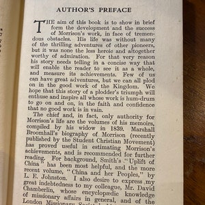 Robert Morrison China's Pioneer - Christian Missionary - Ernest Hayes ...