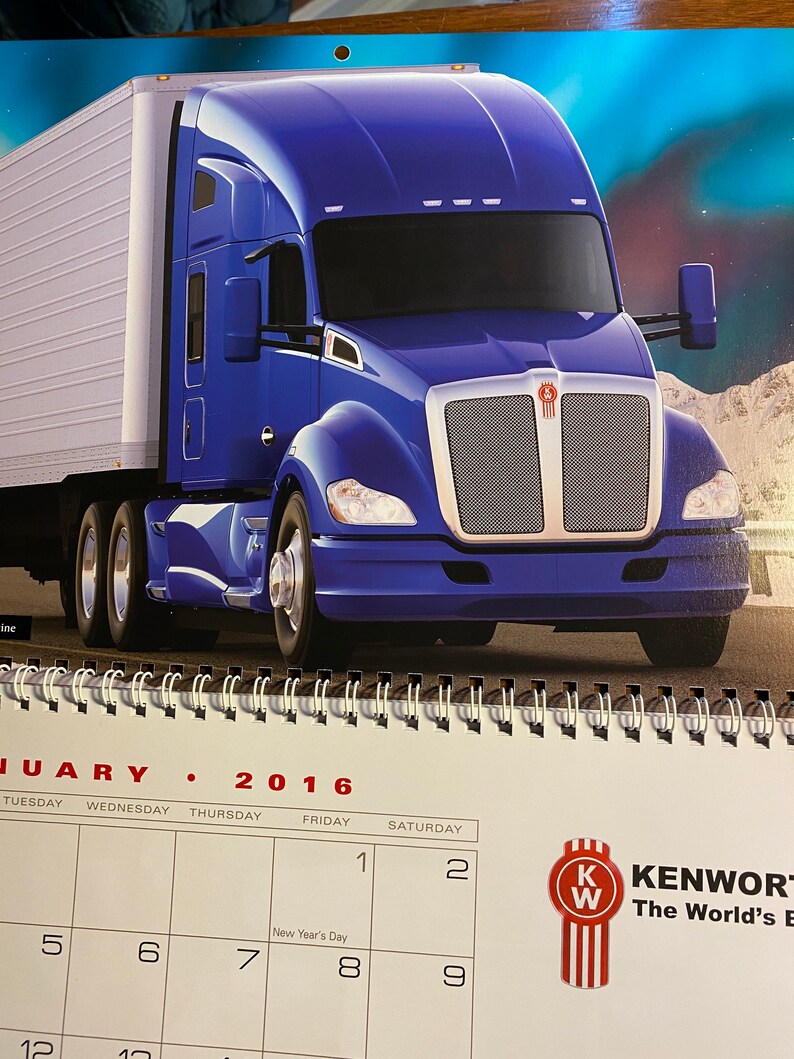 Class 8 Trucks: Pick Kenworth or Peterbilt - 2016 Calendar - Paccar ...