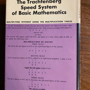 The Trachtenberg Speed System of Basic Mathematics A Cutler / R Mcshane ...