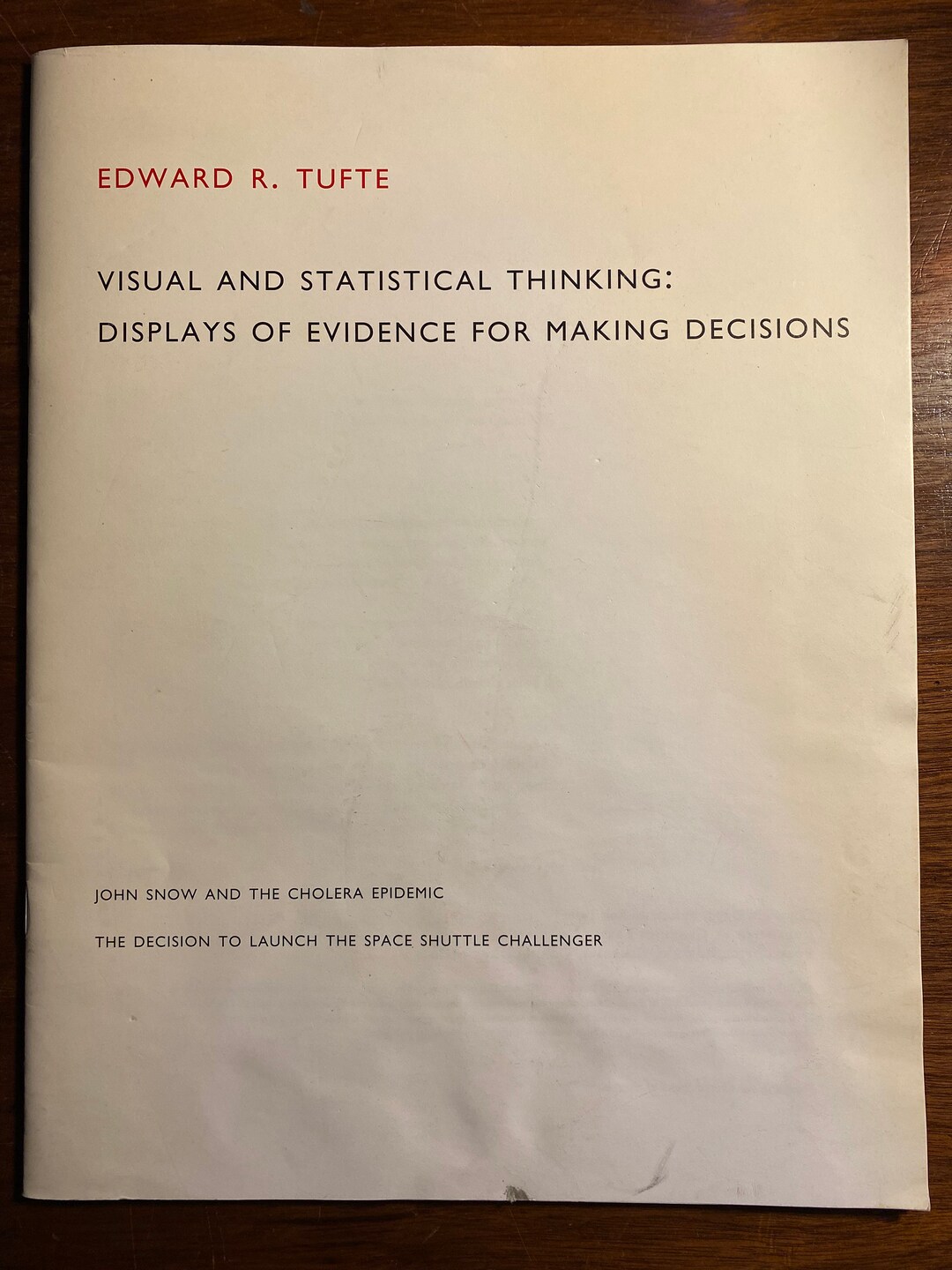 Visual Statistical Thinking Displays of Evidence for Making Decisions ...