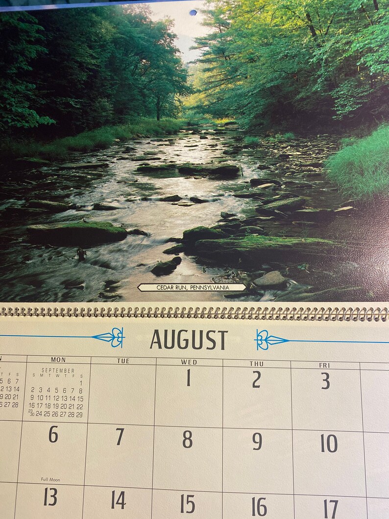 Scenes of America 1990 Calendar - Marathon Fuels / Oil Company ...