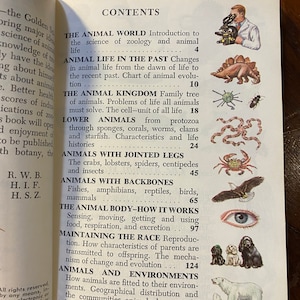 Golden Science Guide Zoology an Introduction the Animal Kingdom Burnett ...