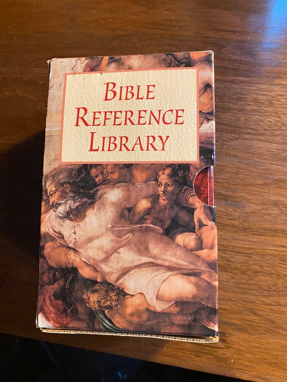 Bible Reference Library 3 Volumes in Cardboard Case 1998 - Etsy